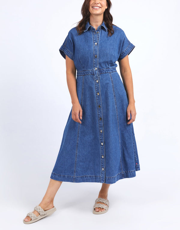 Aimee Denim Dress - JorgiaKate Clothing